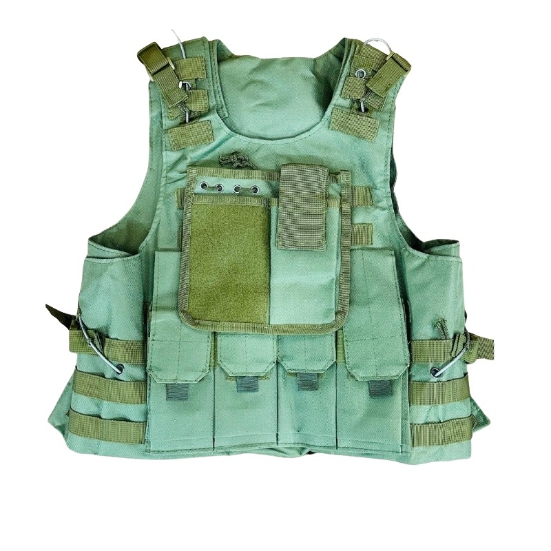 Green Bulletproof Vest with 3 pockets - Hunting week